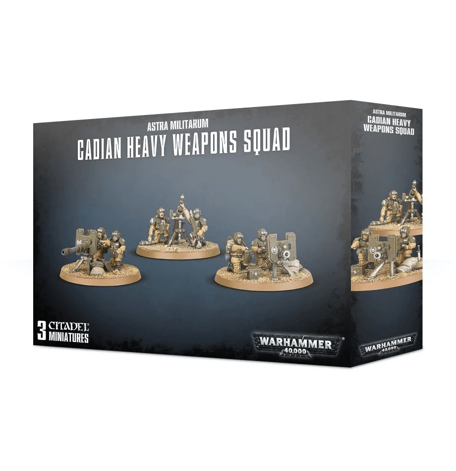 WH40K - Astra Militarum Cadian Heavy Weapons Squad – Gamesmart